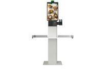 China Cloud Integrated Self Checkout Solutions RK3576 Android Floor Standing Kiosk for sale