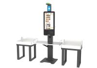 China AK81 Self Checkout Solutions RK3576 Android Interactive Retail Kiosk With Peripherals for sale