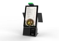 China AI Powered Desktop Self Checkout Kiosk 15.6