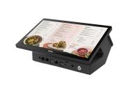 China Sleek Customer Facing Display POS With Interactive Sub Screen Retail Checkout POS for sale