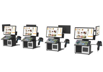 China ACR-S26 Interactive Dual Screen POS Customer Facing Ads Display Retail Checkout Experience for sale