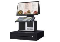China Dual Screen Interactive Android All In One POS RK3576 Octa Core Supermarket POS Machine for sale