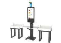 China AK81 Self Service Terminal Kiosk N95 Processor For Small Business Retail for sale