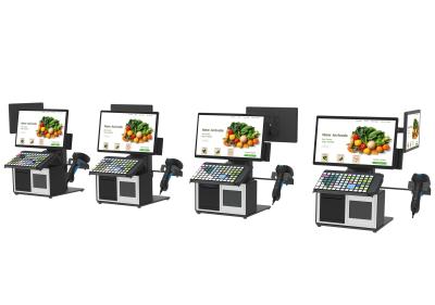 China Multi Mode Slim POS With Dual Screens Intel 12th Gen N95 Processor For Assisted Autonomous Checkout for sale