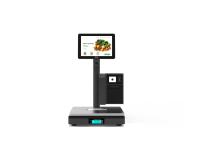 China Pro AS-12 Marts AI Weighing Scale With 80mm Printer Core i3/i5/i7 Checkout PC for sale