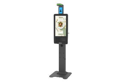 China 21.5 Inch Retail Self Service Terminal Kiosk Android Self Checkout Kiosk With AI Camera & Thermal Printer for sale