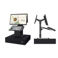 China Complex Retail Windows POS Terminal Intel N95 Dual Display All In One POS Workstation for sale