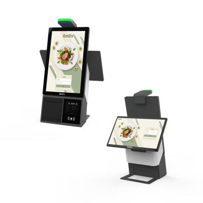 China AK80 Compact Self Checkout Kiosk 15.6