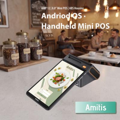 China Coffee Shops Lightweight Handheld POS Terminal With Programmable Key For One Tap Ordering for sale