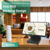 China Chain Restaurants Fanless Slim POS 15.6