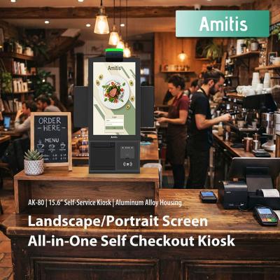 China Café Self-Ordering Kiosk with 15.6