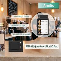 China Handheld Mini POS with Aluminum Alloy Housing Built-in 58mm Printer and Contactless NFC for Coffee Shops for sale