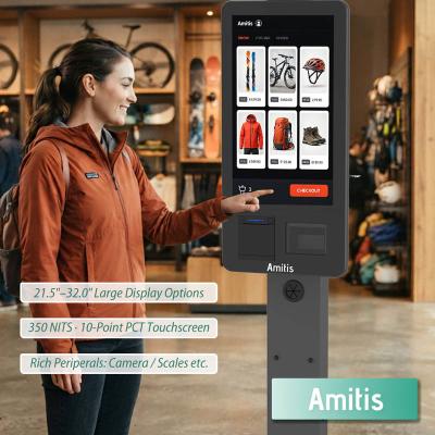 China AK-81 Large-Format Self-Service Kiosk Terminal with 21.5