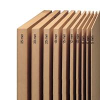 China Directly Supply 4*8ft 6mm 9mm 12mm 15mm 18mm Raw Mdf Board with Thickness 1.5-25mm for sale