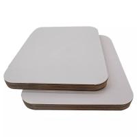 China 680-830KG/M3 Density Wood Fiber 16mm 19mm White Texture Melamine Mdf for Kitchen Cabinet for sale