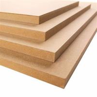 China Density 680-830KG/M3 Hard Boards 18mm Plain Mdf Raw Wood Fiberboards 1220*2440mm for sale