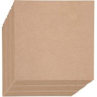 China Density 680-830KG/M3 Hard Boards 18mm Plain Mdf Raw Wood Fiberboards 1220*2440mm for sale