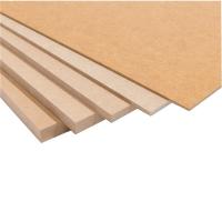 China Density 680-830KG/M3 Hard Boards 18mm Plain Mdf Raw Wood Fiberboards 1220*2440mm for sale