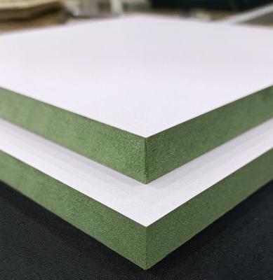 China Flexible Wood Grain Melamine Paper Faced MDF Board in White and Black for Consult for sale