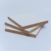China Flexible Wood Grain Melamine Paper Faced MDF Board in White and Black for Consult for sale