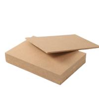 China Indoor Decoration 18mm 4*8fts Medium Density Fibre Board Laminated MDF Board for Furniture for sale