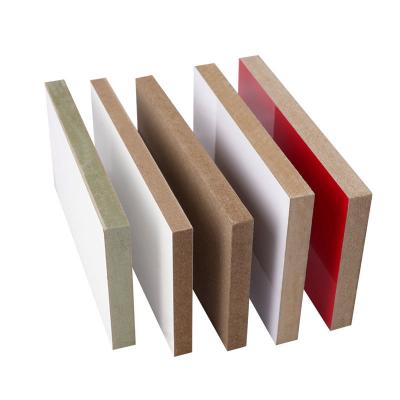 China Water-proof White Wood Grain Color Melamine Laminated MDF Board for Furniture for sale