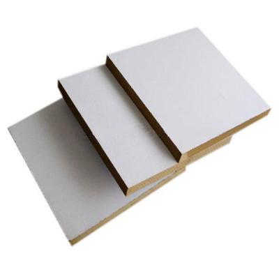 China Medium Density Fibre Board 16mm Glossy White/wood Grain Melamine Mdf for Furniture Making for sale