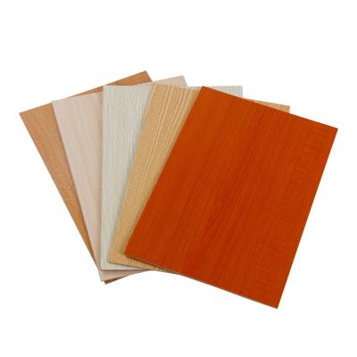 China Melamine Mdf Board 18mm White Wood Grain Color for Medium Density Fibre Board Supply for sale