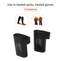 China 7.4V 2600mAh 18650 Lithium Ion Battery Pack for Heated Gloves and Mittens - 70×48×22mm for sale