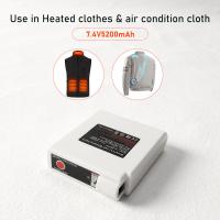 China 18650 Heated Vest Battery Pack 11.1V 2600mAh with LED Display for Heated Jackets and Clothing Systems for sale