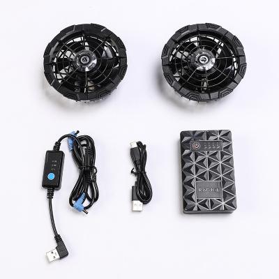China 10050mAh USB Cooling Vest Battery & Fan Kit with 106mm Brushless Fans and 3-Speed Controller for sale