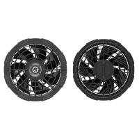 China Brushless Cooling Fan for Air Conditioning Jackets 106mm 5V USB Powered with 3-Speed Controller for sale