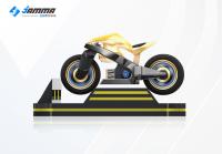 China 9D Virtual Reality Motorcycle Racing Simulator 3 Exclusives Games Black Yellow 24'' Monitor for sale