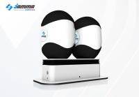 China Egg Shaped 9D Virtual Reality Simulator 2 Seats with Special Effects 42 