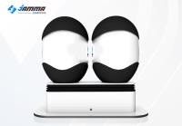 China Egg Shaped 9D Virtual Reality Simulator 2 Seats with Special Effects 42 
