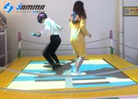 China Playground Interactive Floor Projection Games Trampoline 2.1 X 2.1M Easy Installation for sale