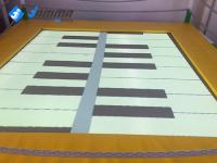 China Playground Interactive Floor Projection Games Trampoline 2.1 X 2.1M Easy Installation for sale