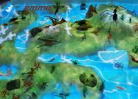 China Sandbox Interactive Projector Games Sand Table For Children Simulation Scene Model for sale