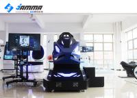 China Black VR Racing Simulator Game Amusement Machine Custom Color 42
