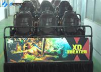 China Multiplayer 7D Cinema Simulator Electric System Brown Black Yellow ODM Accepted for sale