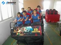 China Amusement 7D Interactive Motion Theater , Immersive 120 Movies 7D Simulator Entertainment for sale