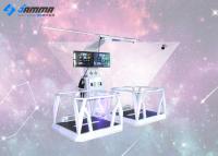 China RGB LED 220V VR Standing Platform Two Player Large Space 3.8 X 2.1 X 2.6 M for sale