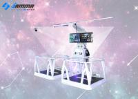China RGB LED 220V VR Standing Platform Two Player Large Space 3.8 X 2.1 X 2.6 M for sale
