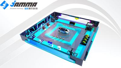 China Multi Players Virtual Reality Center Custom Indoor 100 Sqm Electic System for sale