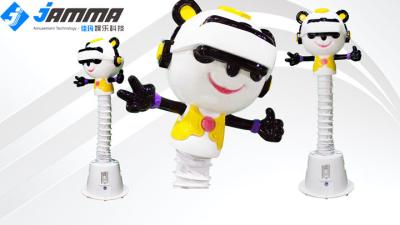 China Coin Operated Virtual Reality Cinema Panda Head VR Machine Galvanized Steel Frame For Kids for sale