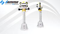 China Coin Operated Virtual Reality Cinema Panda Head VR Machine Galvanized Steel Frame For Kids for sale