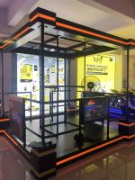 China Coin Operated Games Vr Tower Gun Entertainment Simulator Machine for sale