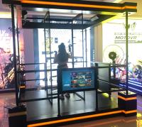 China Standing Interactive Shooting Simulator , Entertainment Center VR Motion Simulator for sale