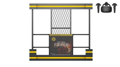 China 7.29 Square Meter Virtual Reality Tower Shooting Game Simulator for sale