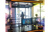 China 7.29 Square Meter Virtual Reality Tower Shooting Game Simulator for sale